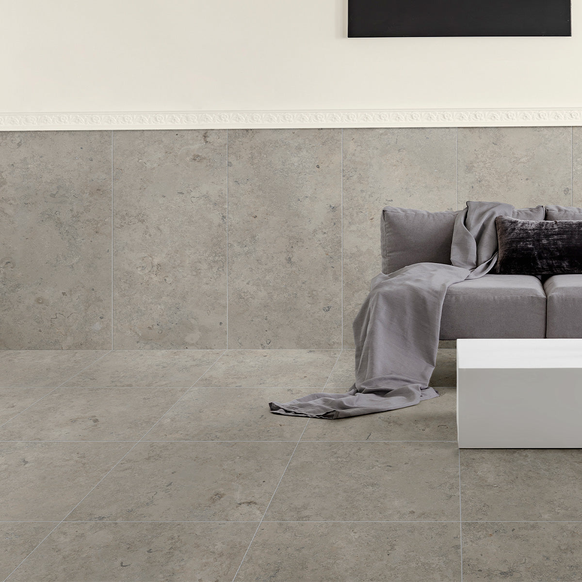 Baar Grey Natural 60x60 CM | Gulv- og vægflise - OUTLET – Dansk Flise Lager